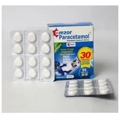 Emzor Paracetamol 500mg Tabs Blister x12 - Airmedng