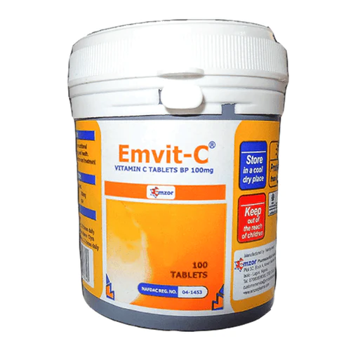 Emvit-C Chewable 100Mg X 100 Tablets – Airmedng