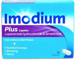 Imodium Plus 2mg Caplets x 12 – Airmedng